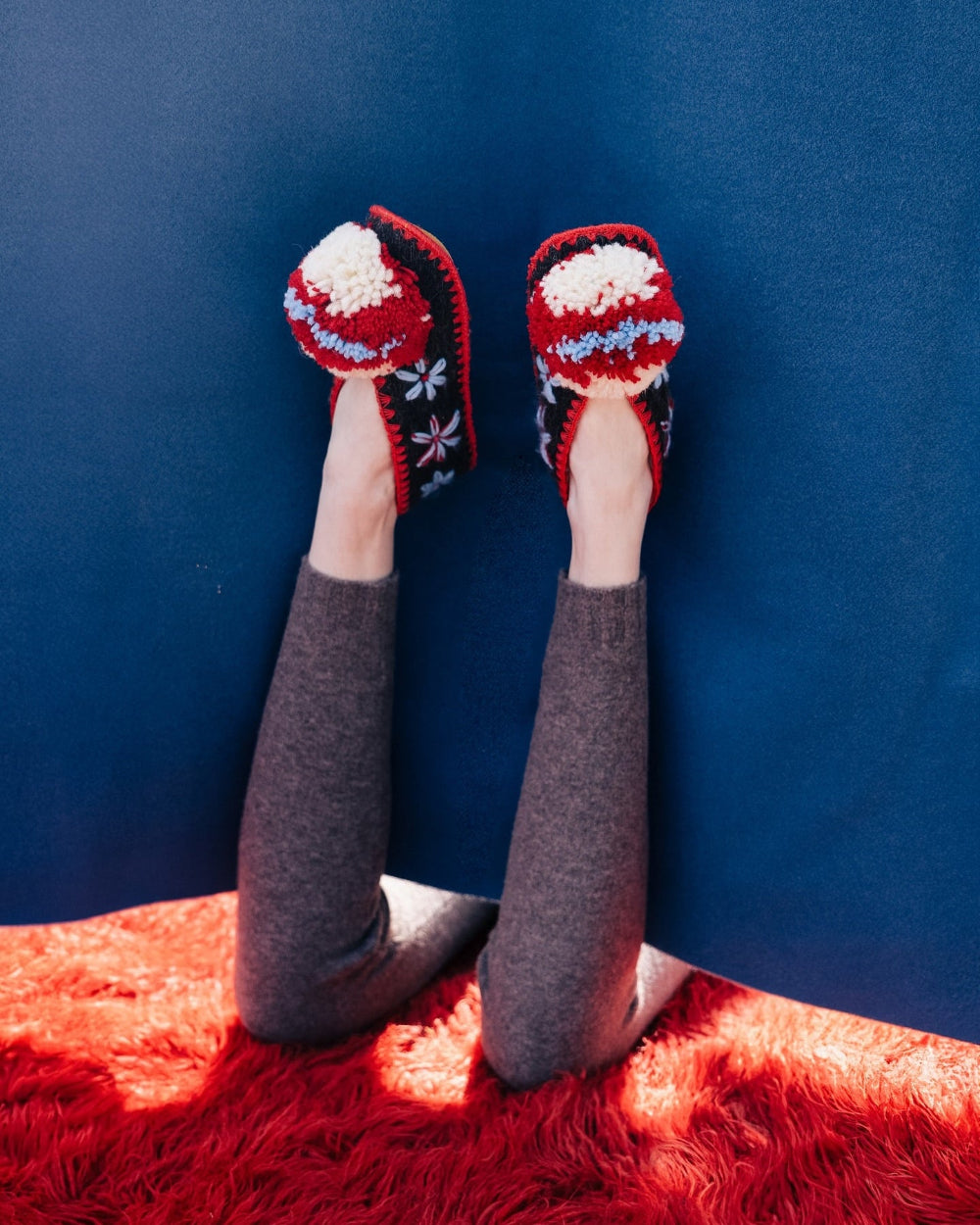Greek Slippers – I can't afford this but maybe she can